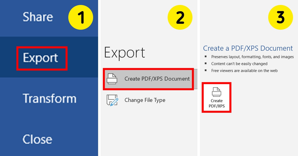 How To Save A Word File As A PDF 5 Minute Crafts