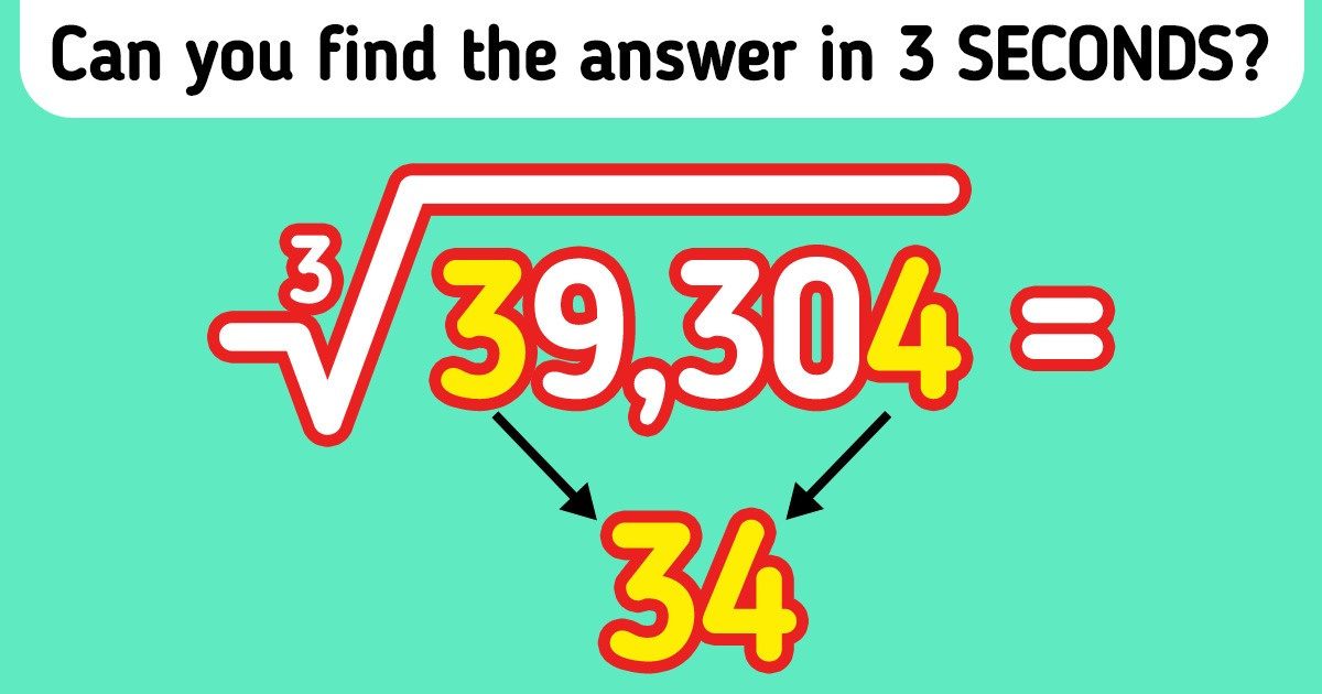 2 Nerdy Tricks To Find A Cube Root In Seconds 5 Minute Crafts