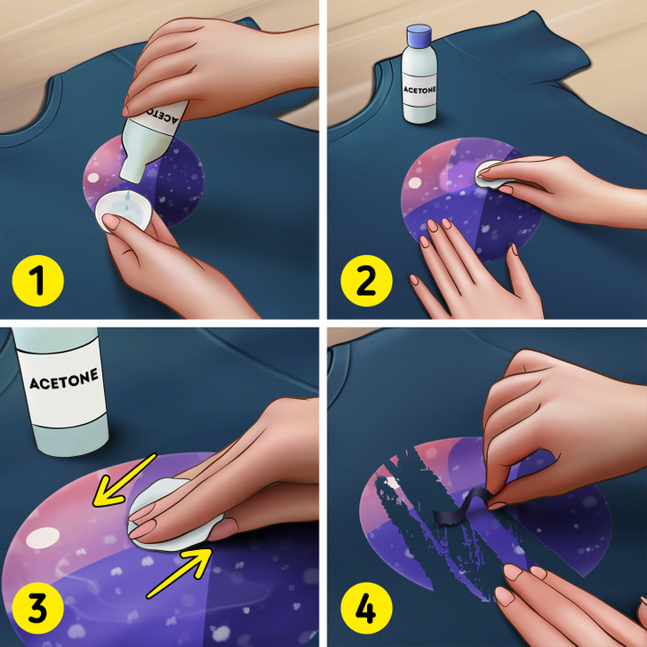 How To Remove Print From A Shirt 5 Minute Crafts